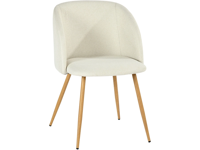 Stuhl SYDNEY II Samt beige - Conforama CH