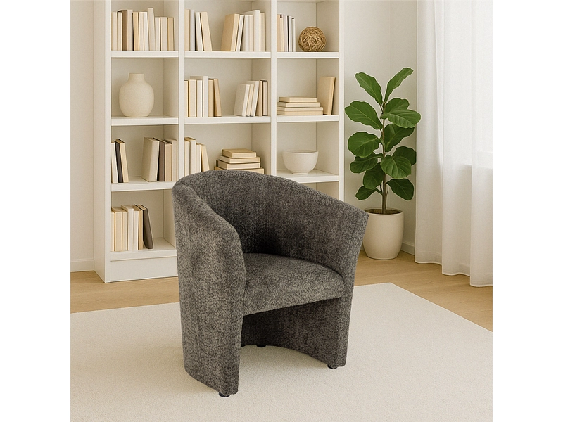 Sessel COOL Stoff grün - Conforama CH