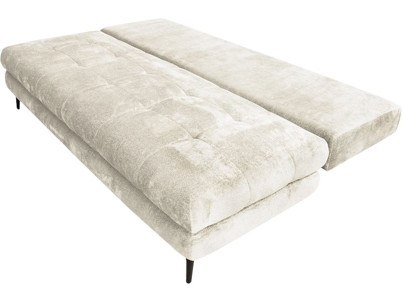 Bettsofa PERLA Stoff elfenbein - Conforama CH