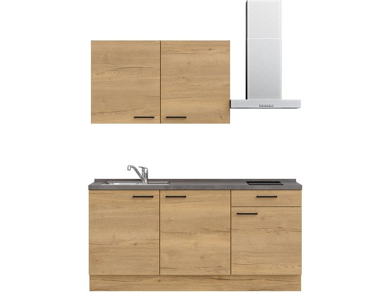 Cucina completa con elettrodomestici MODUSET STRUCTURA CLASSIC Rovere ...