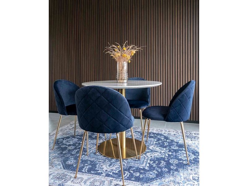 Tisch HOUSE NORDIC BOLZANO 90x90x75cm weiss - Conforama CH